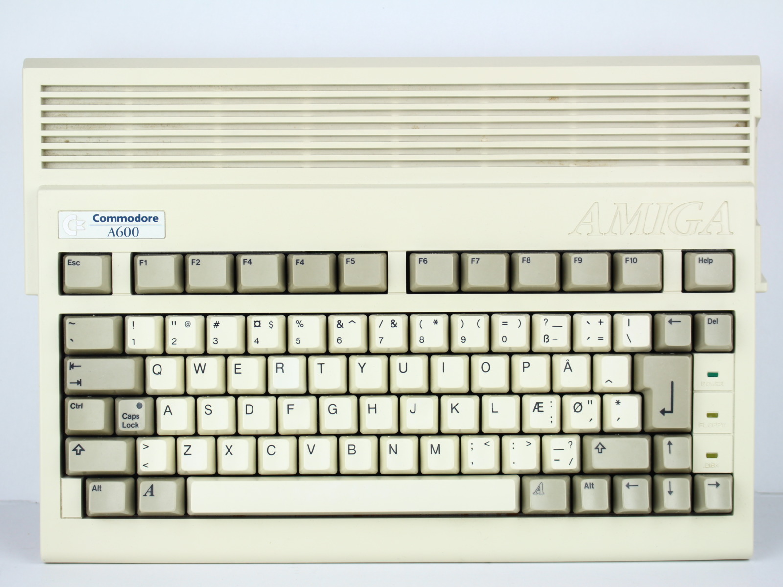 Amiga 600 (Recapped) Kickstart 2.05 inkl. strømforsyning - WTS Retro ...