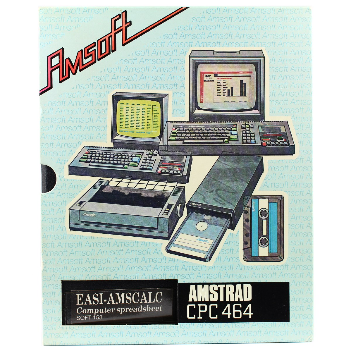 Amsoft Easi-Amscalc (Amstrad CPC 464) - WTS Retro - Køb her