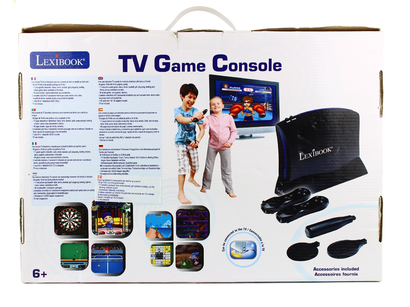 Lexibook TV Game Console med 60 spil - WTS Retro - Køb her