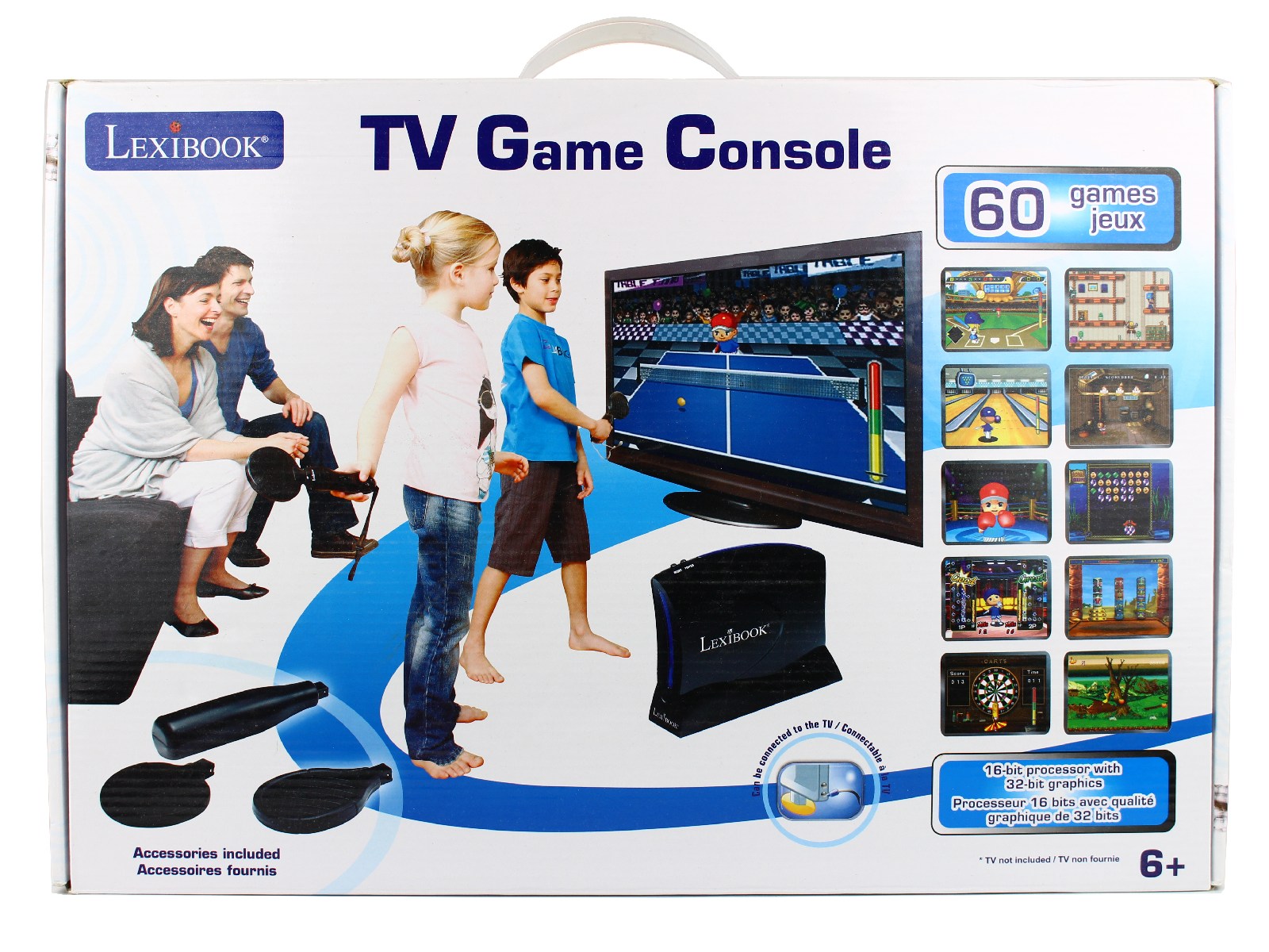 Lexibook TV Game Console med 60 spil - WTS Retro - Køb her