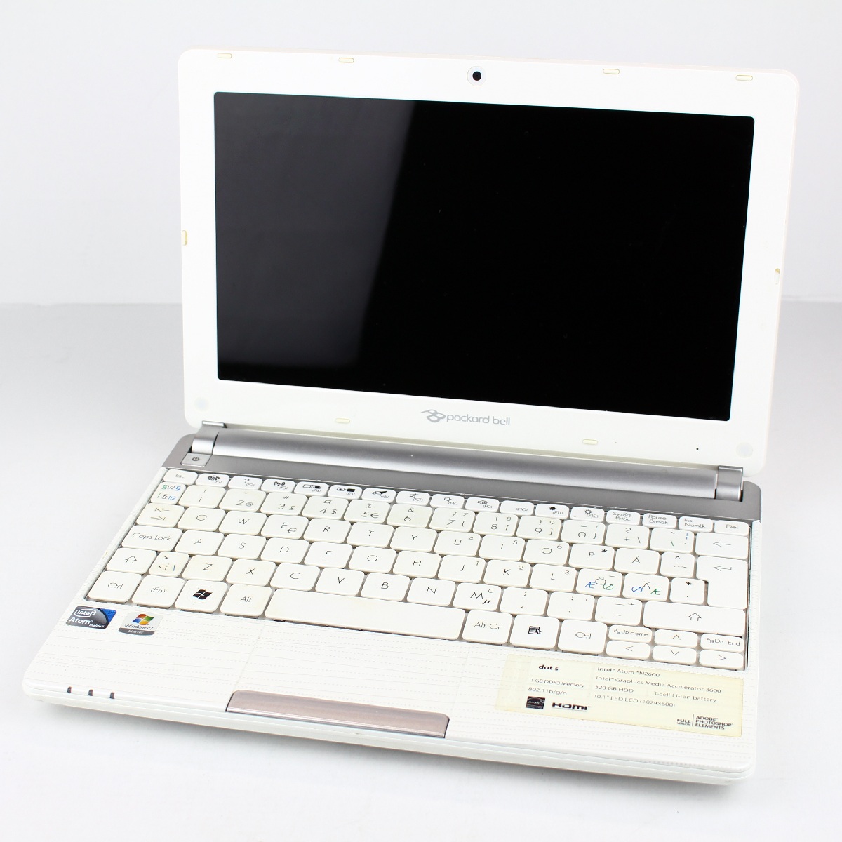 Packard Bell ZE7 (Intel Atom 1.6GHz, 2GB Ram Win7, 10") - WTS Retro