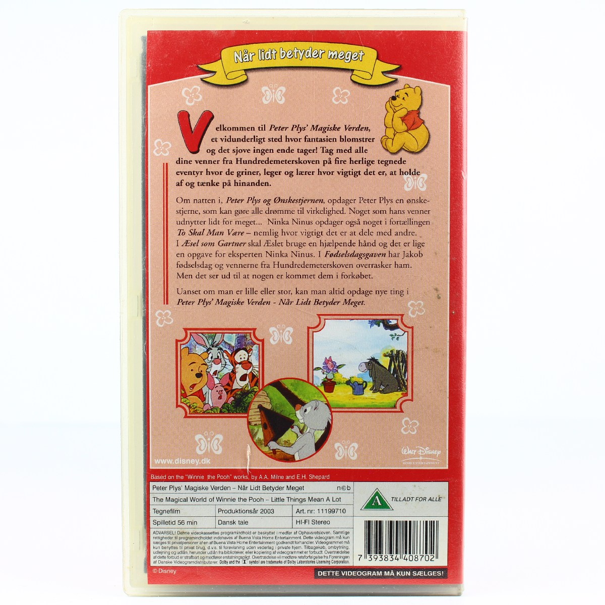 Peter Plys´ Magiske verden - Når lidt betyder meget - Disney (VHS ...