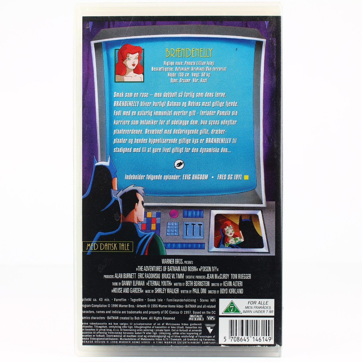 The Adventures of Batman & Robin: Brændenelly (VHS) - WTS Retro - Køb ...