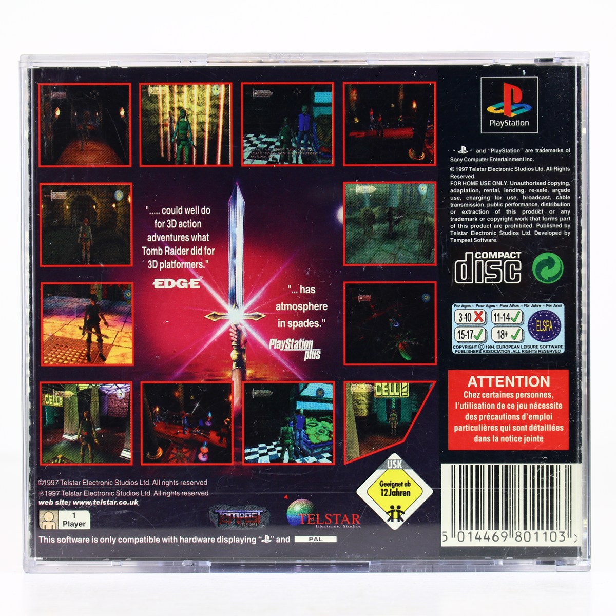 Excalibur 2555 AD (PS1) - WTS Retro - Køb spillet her