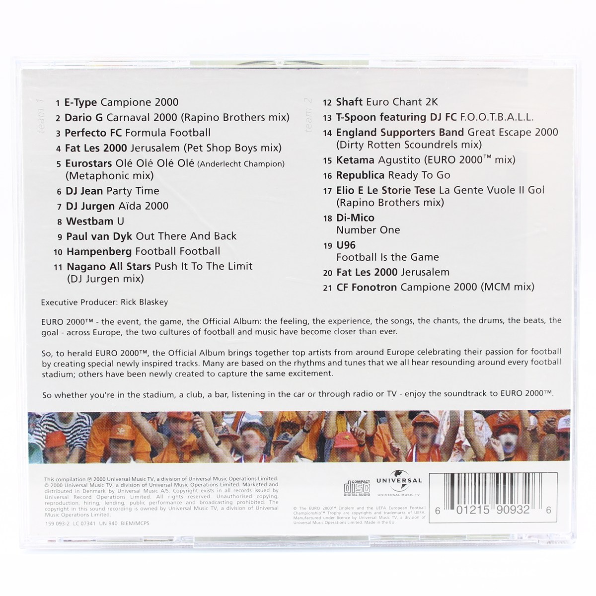 Official EURO 2000 Album (CD) - Musik CD - WTS Retro - Køb her
