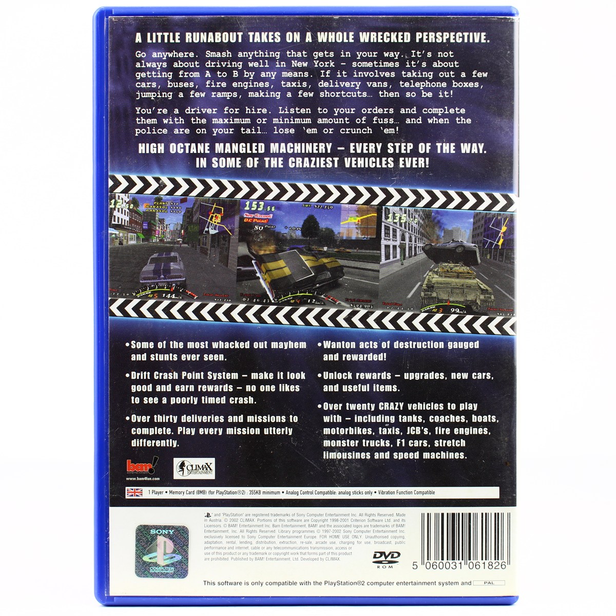 Runabout 3: Neo Age (PS2) - WTS Retro - Køb spillet her