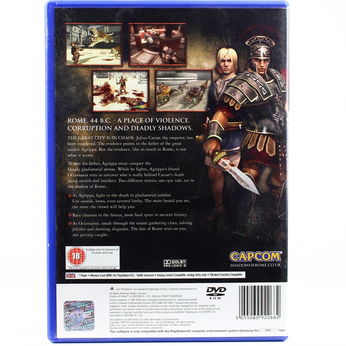 Shadow of Rome (PS2) - WTS Retro - Køb spillet her