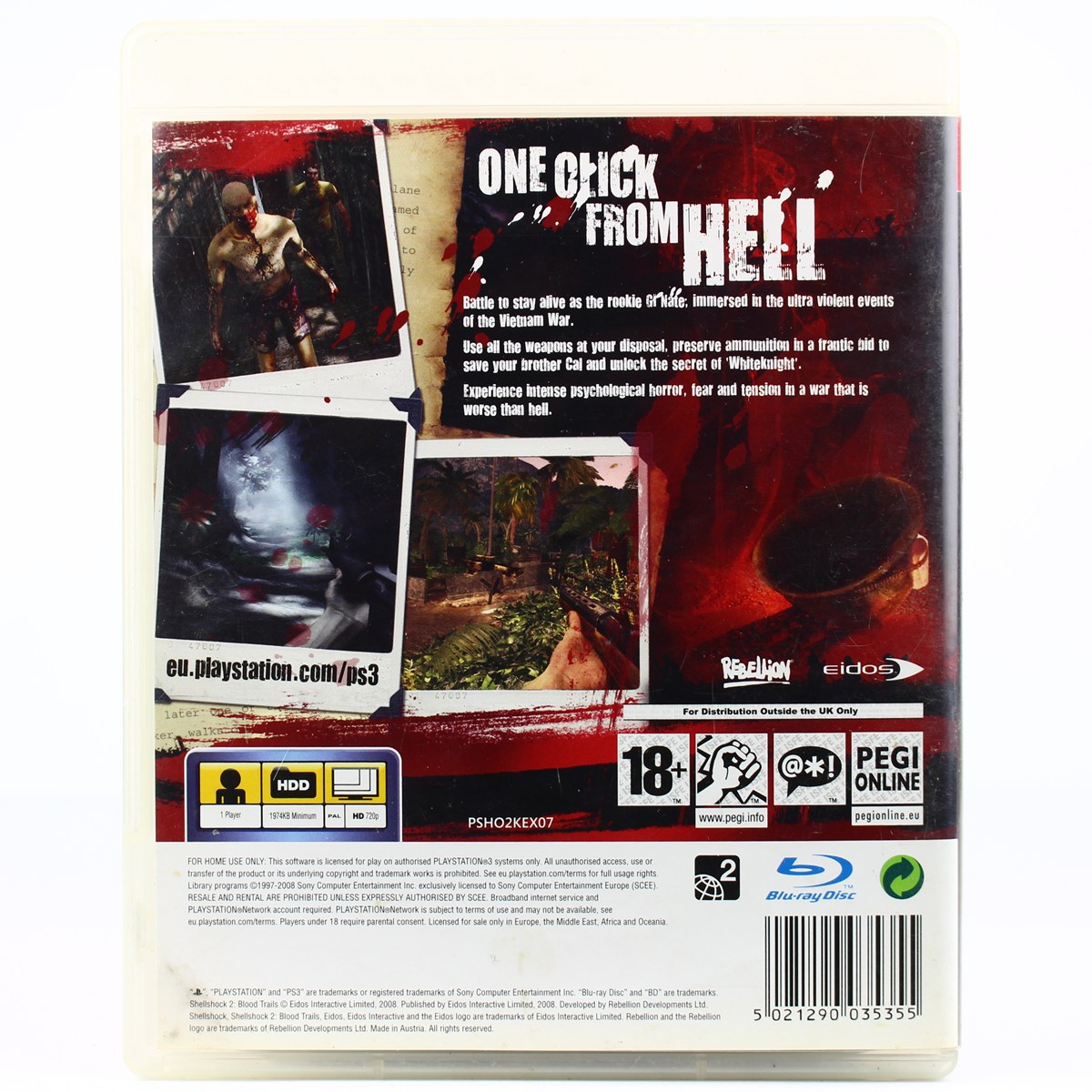Shellshock 2: Blood Trails (PS3) - WTS Retro - Køb spillet her