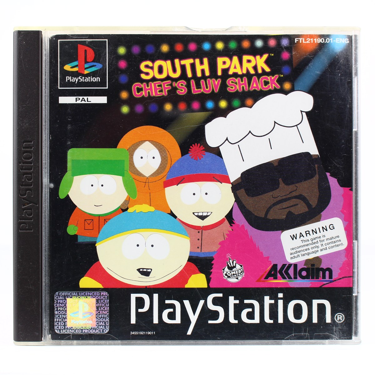 South Park: Chef's Luv Shack (PS1) - WTS Retro - Køb spillet her