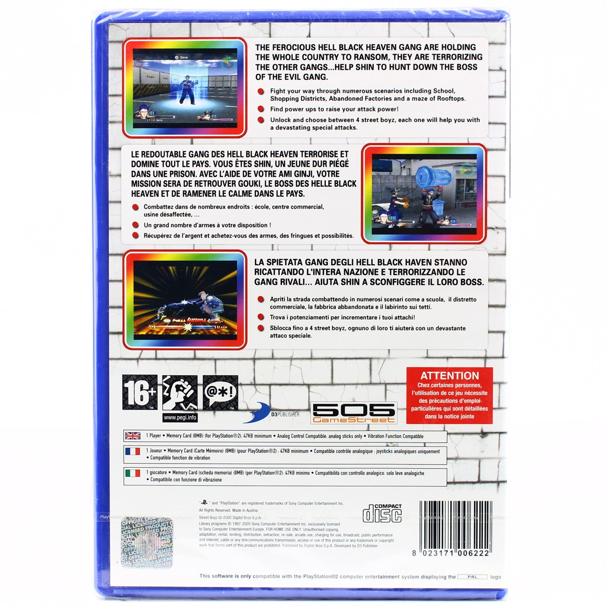 Street Boyz (PS2 - Nyt spil) - WTS Retro - Køb spillet her
