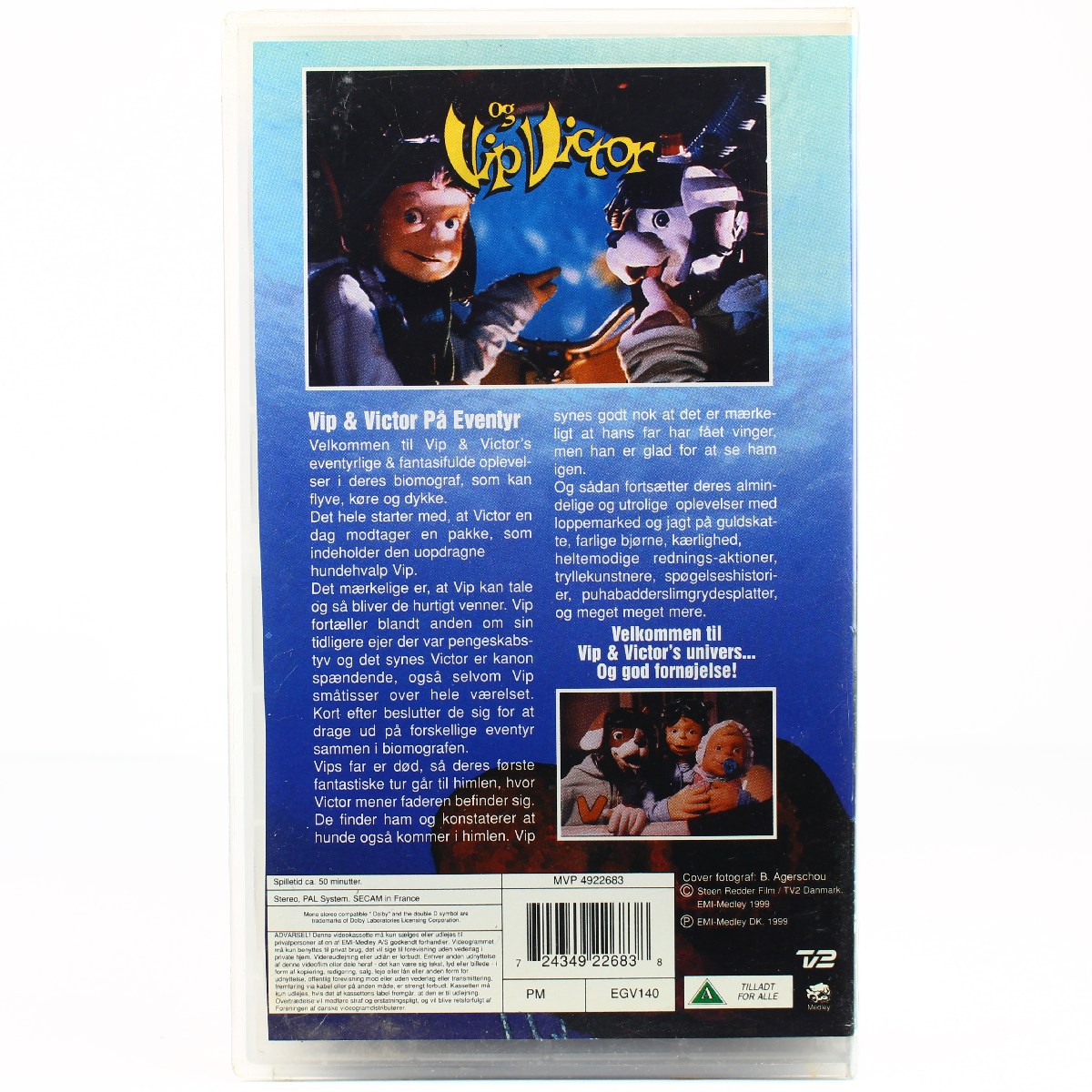 Vip og Victor på eventyr (VHS) - WTS Retro