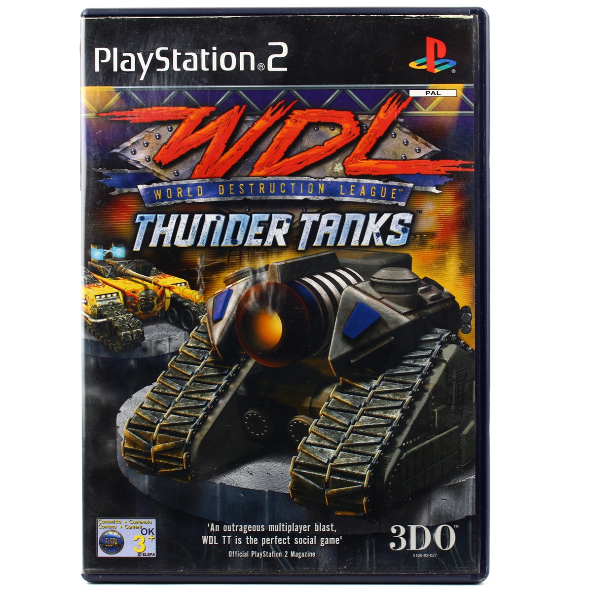 World Destruction League: Thunder Tanks (PS2) - WTS Retro - Køb spillet her