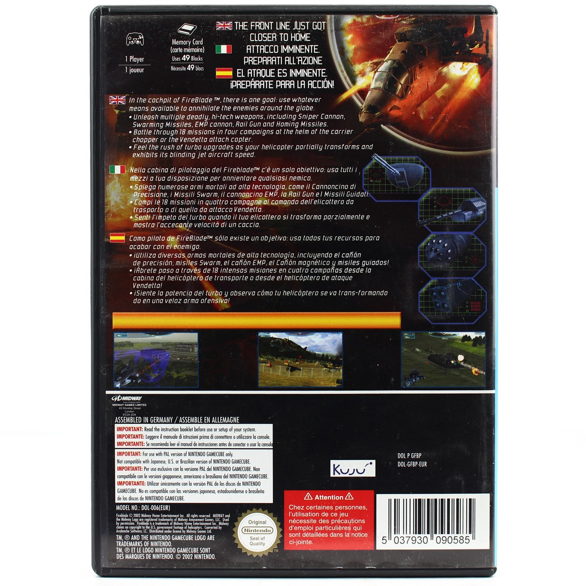 Fireblade (Nintendo GameCube) - WTS Retro - Køb her