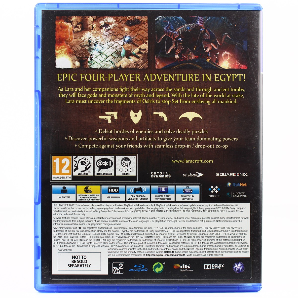 Lara Croft and the Temple of Osiris (PS4) - WTS Retro - Køb spillet her