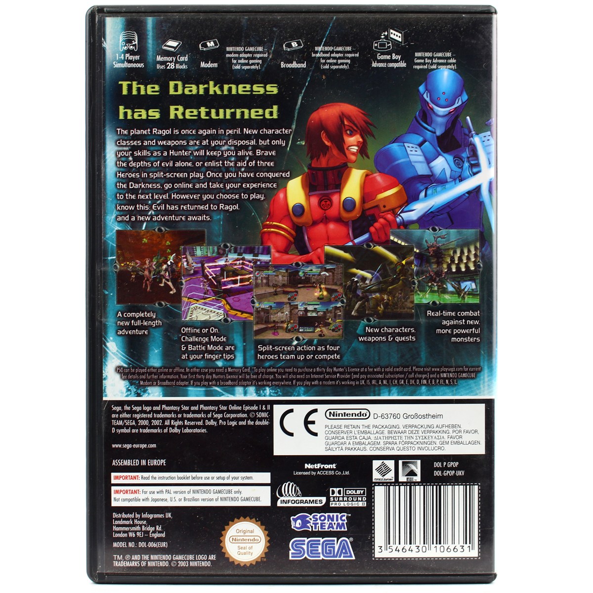 Phantasy Star Online Episode I & II (Nintendo GameCube) - WTS Retro ...