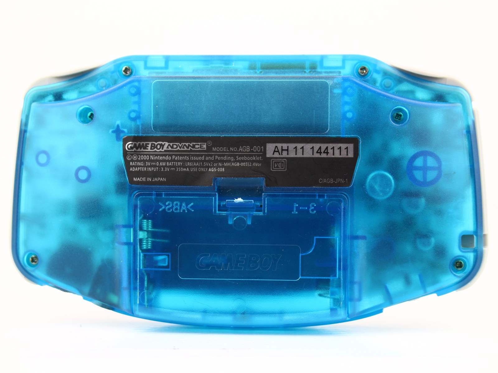 Game Boy Advance (Clear Blue - Ny skal) - WTS Retro - Køb her