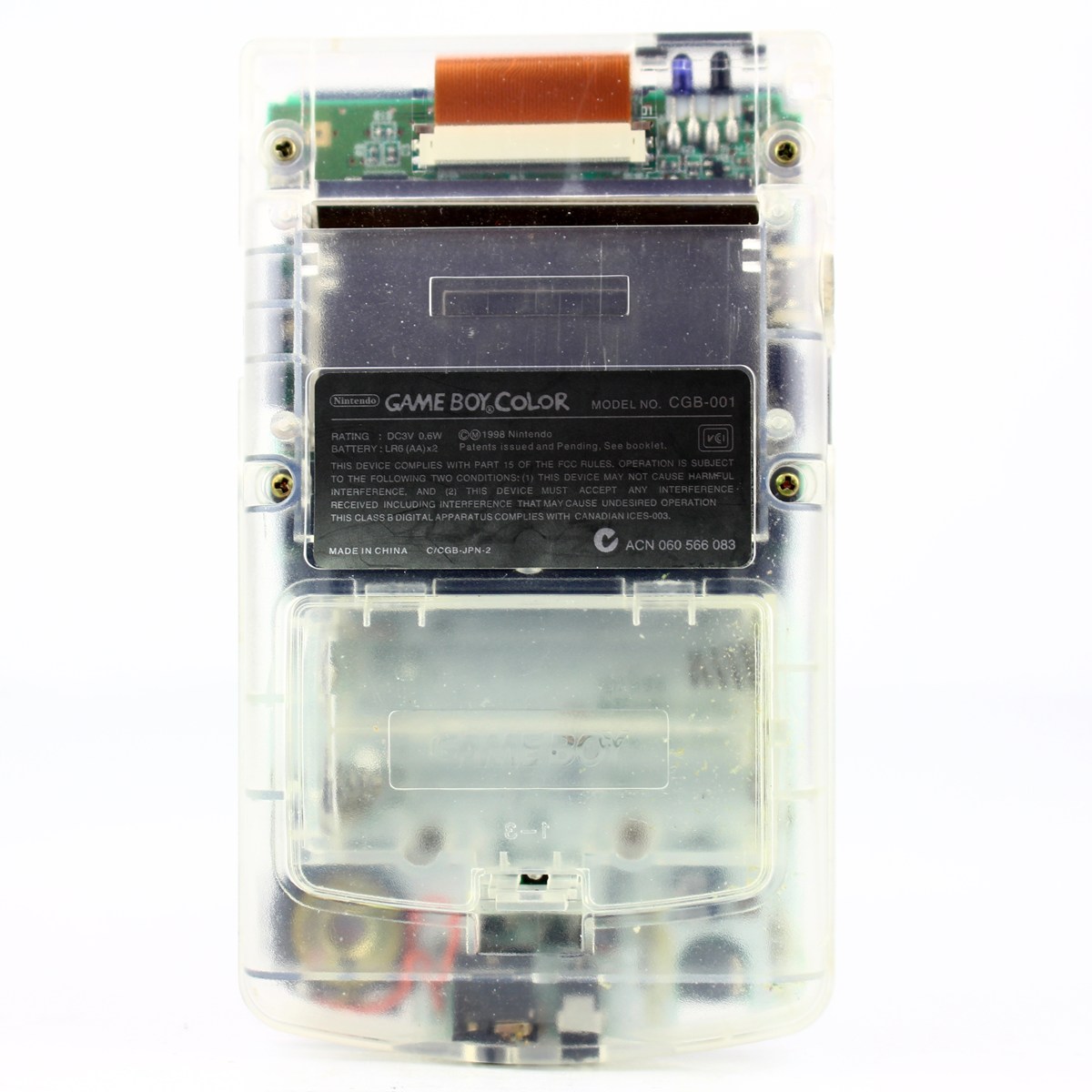 Game Boy Color (Clear) - WTS Retro - Køb her