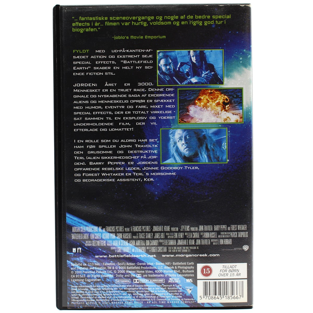 Battlefield Earth (VHS) - WTS Retro - Køb filmen her