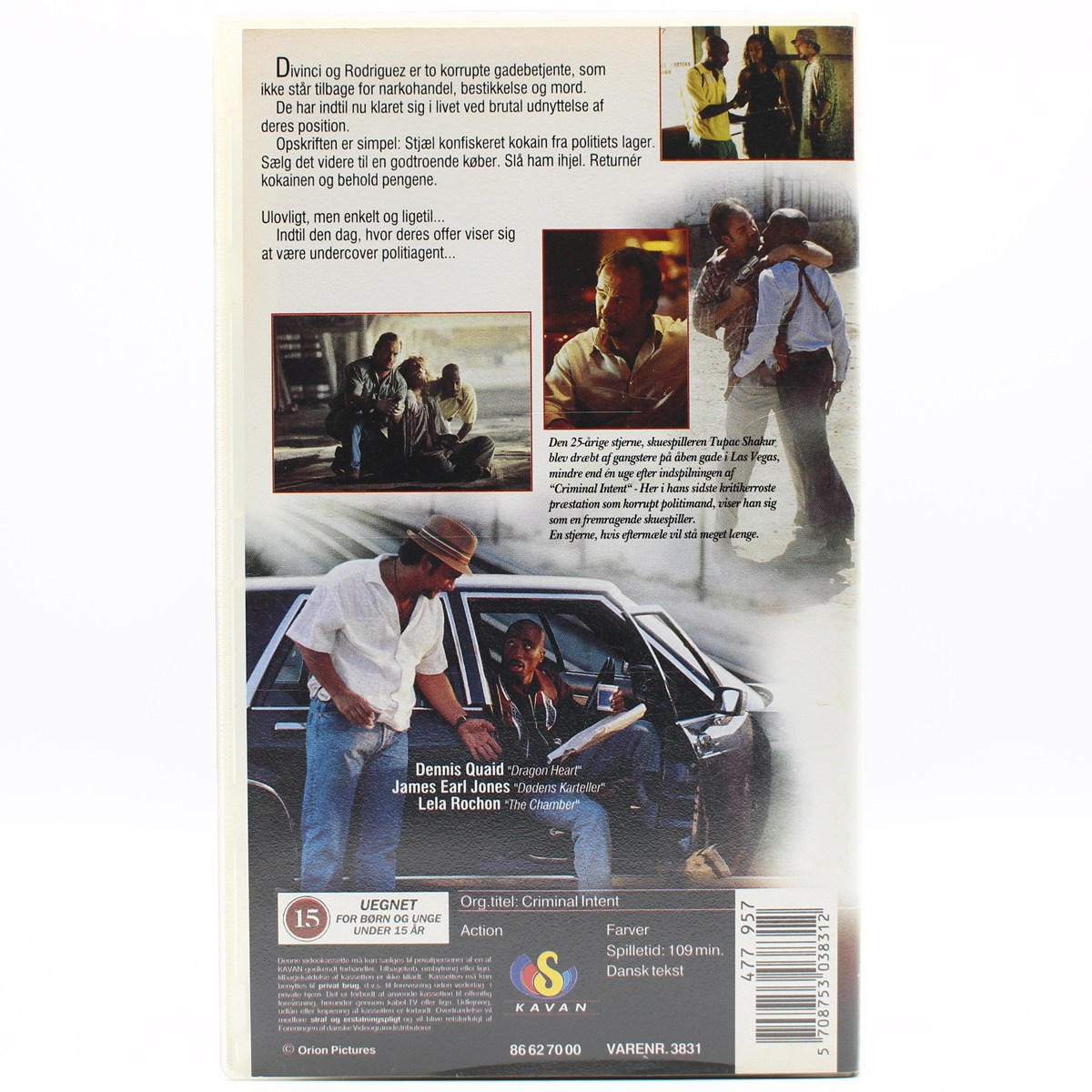 Criminal Intent (VHS) - WTS Retro - Køb filmen her