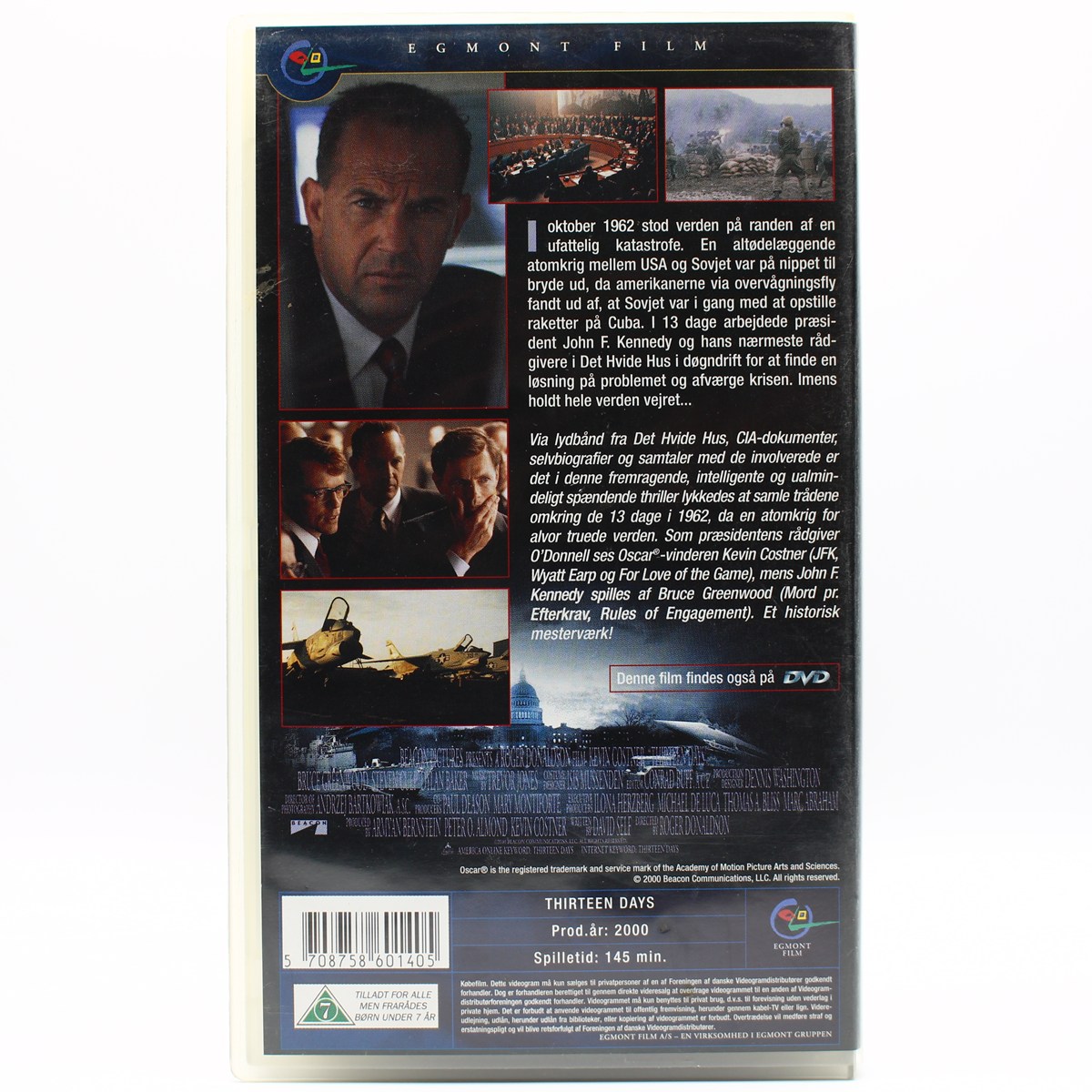 Thirteen Days (VHS) - WTS Retro - Køb filmen her