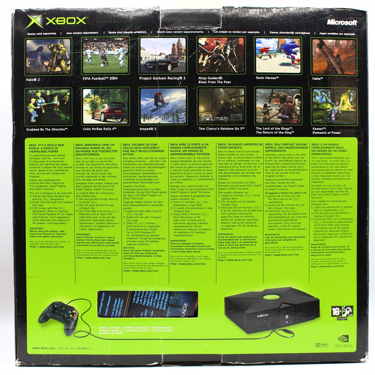 Xbox Original Konsol - Limited Edition Halo & Midtown Madness 3 (Boxed) - WTS Retro - Køb her