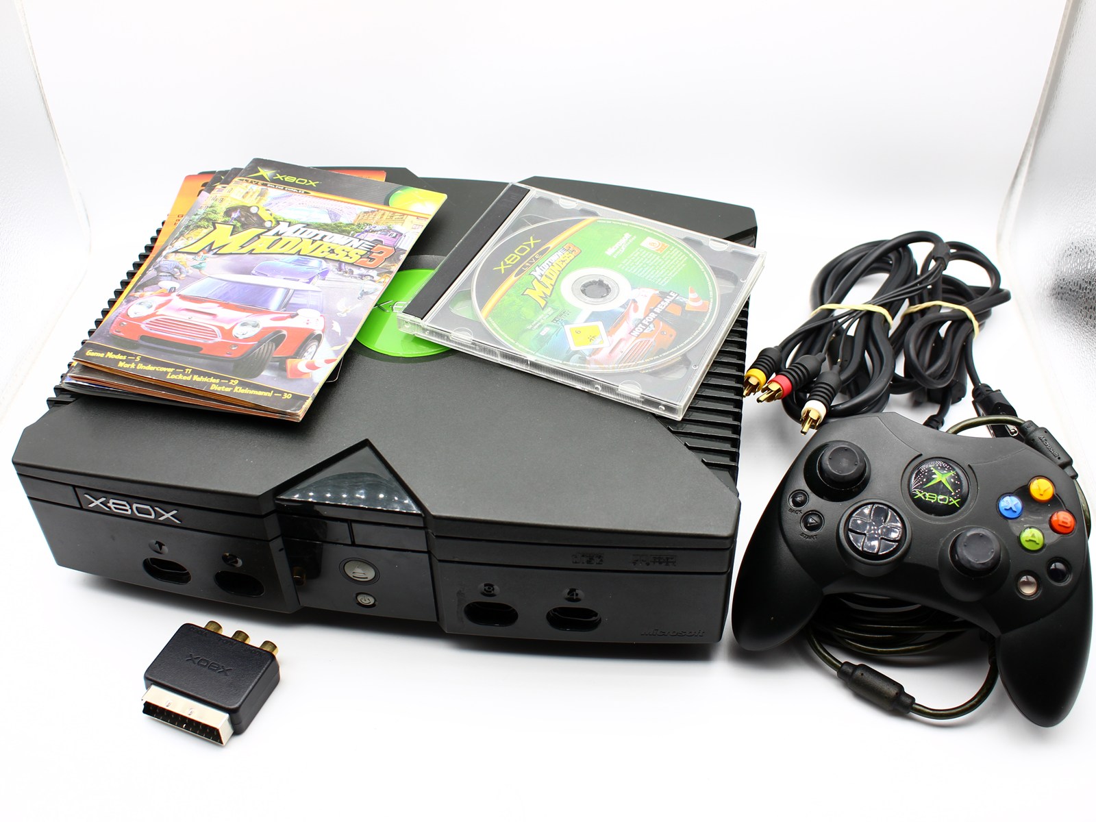 Xbox Original Konsol - Limited Edition Halo & Midtown Madness 3 (Boxed) - WTS Retro - Køb her