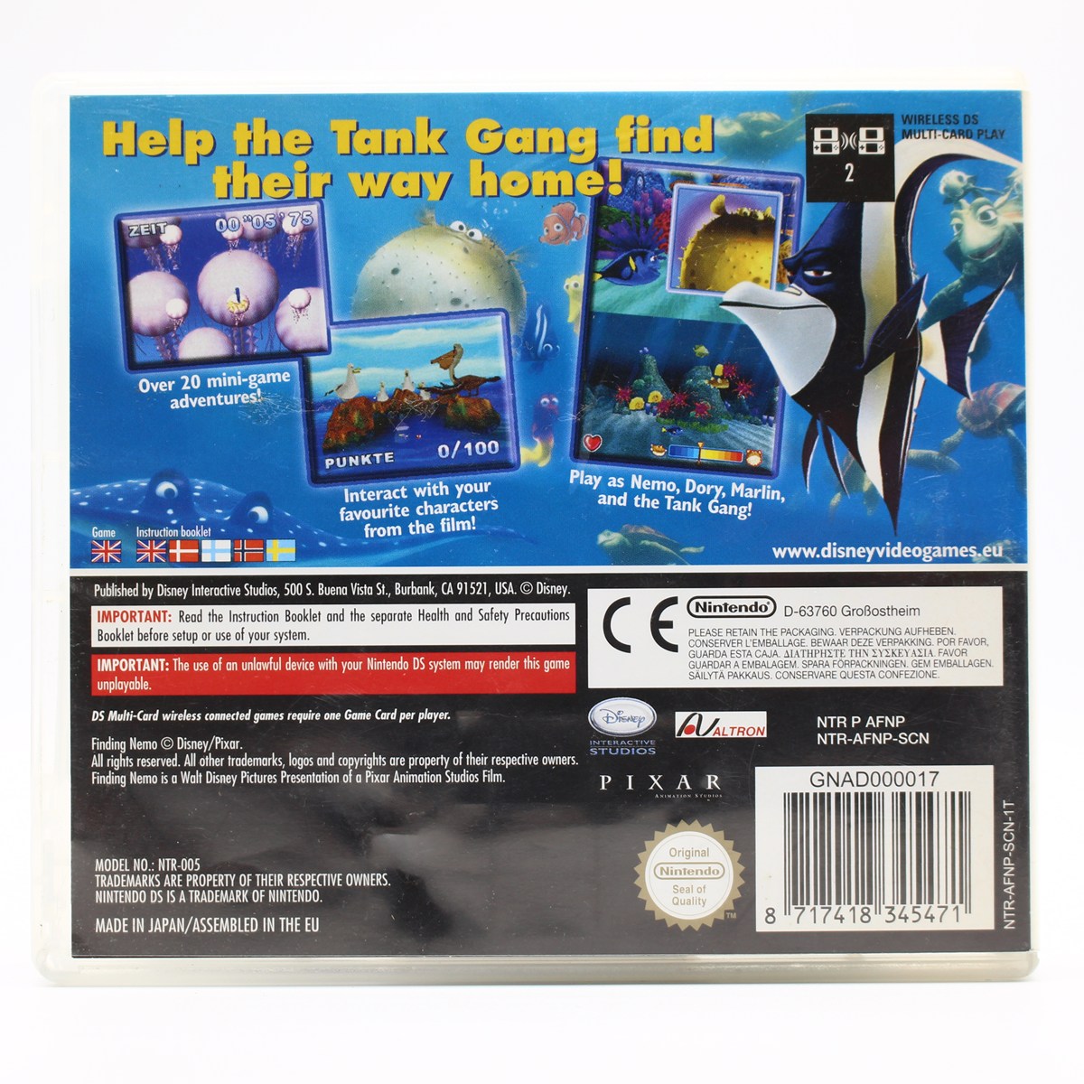 Finding Nemo: Escape to the Big Blue (Nintendo DS) - WTS Retro - Køb ...