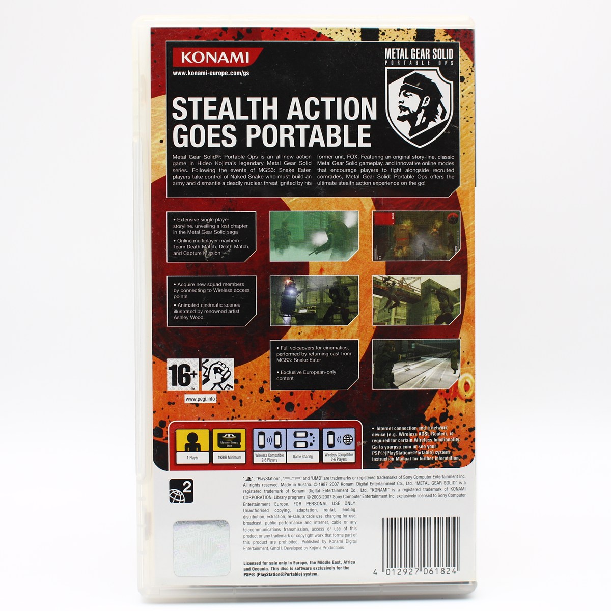 Metal Gear Solid: Portable Ops (Sony PSP) - WTS Retro - Køb spillet her
