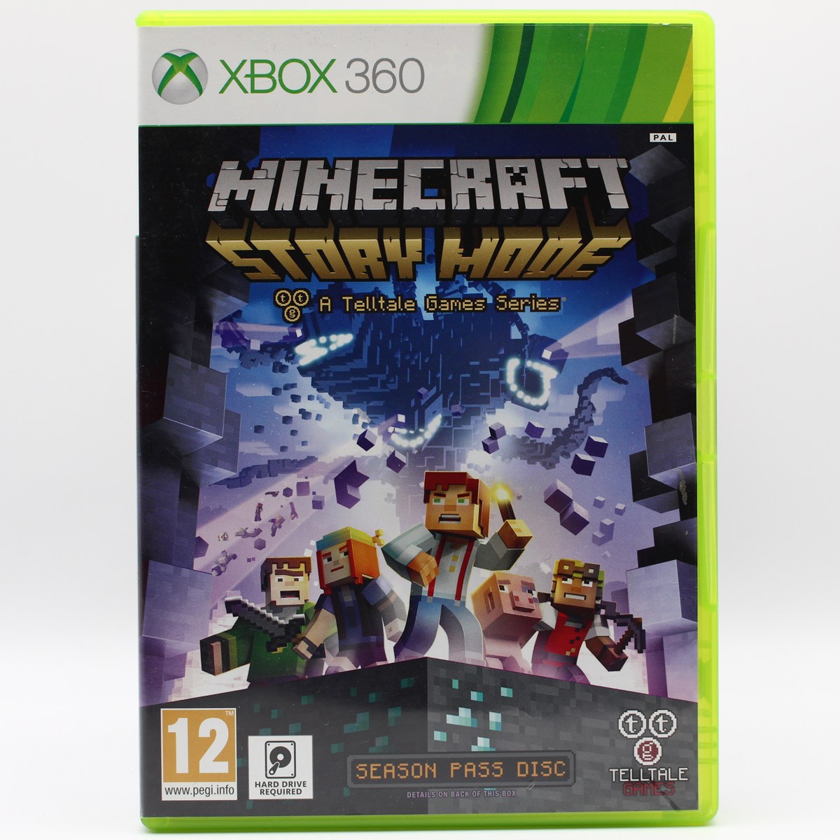 Minecraft - Story Mode: Season Pass Disc (Xbox 360) - WTS Retro - Køb ...