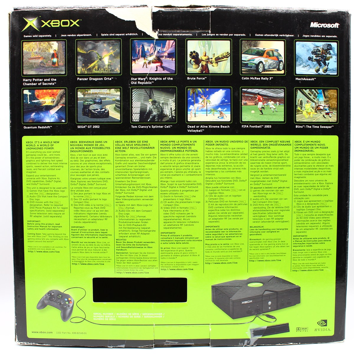 Xbox Original Konsol med Halo & Midtown Madness 3 (Boxed) - WTS Retro - Køb her