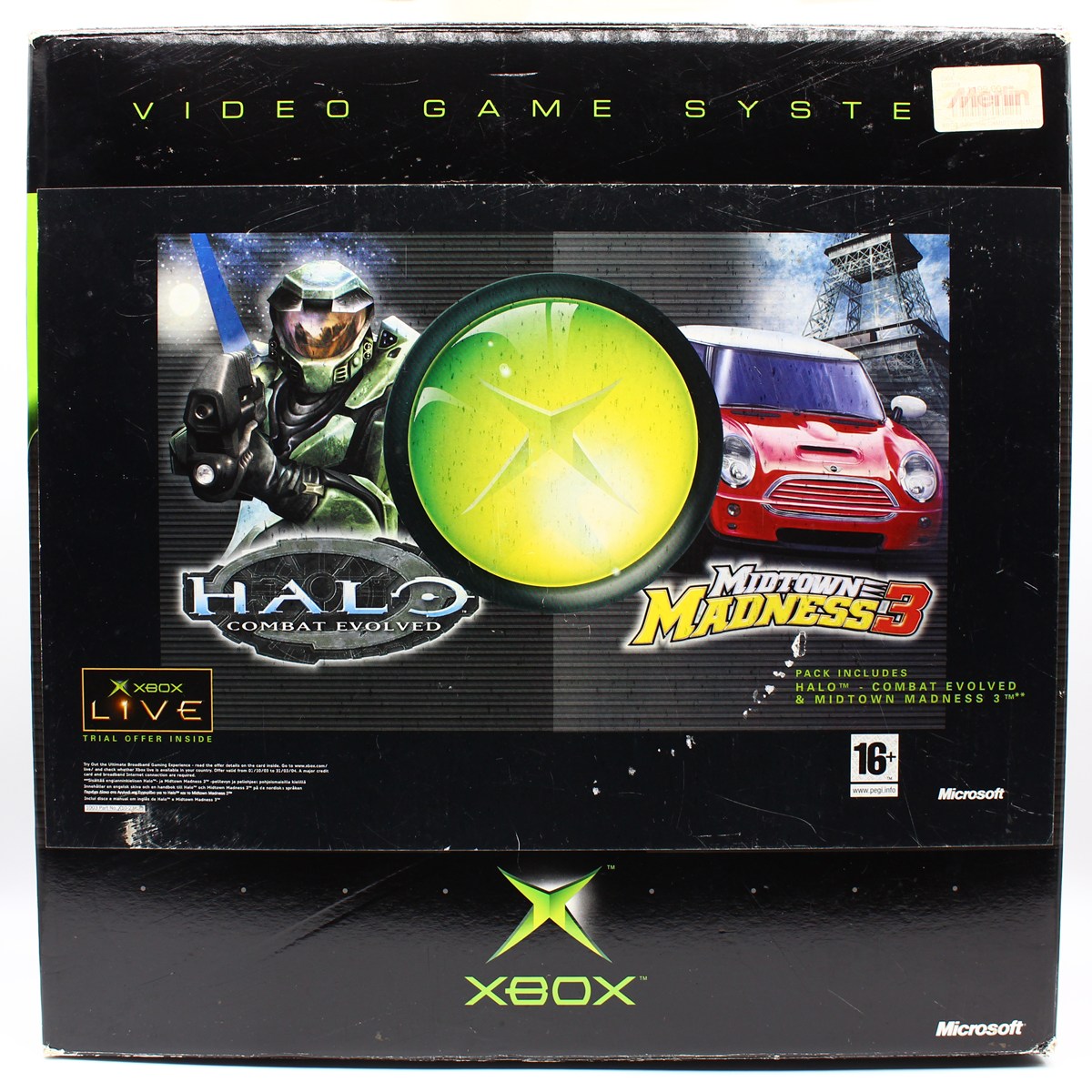 Xbox Original Konsol med Halo & Midtown Madness 3 (Boxed) - WTS Retro - Køb her
