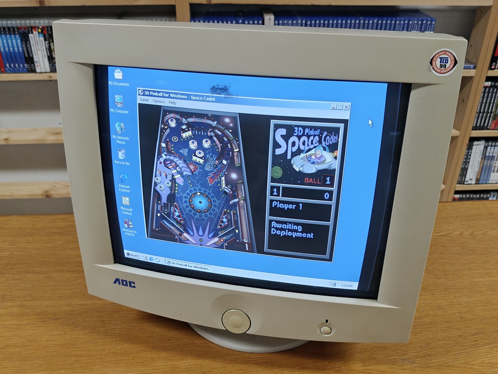 Aoc Spectrum 7glr 17 Crt Monitor Ridset Glas Wts Retro Køb Her