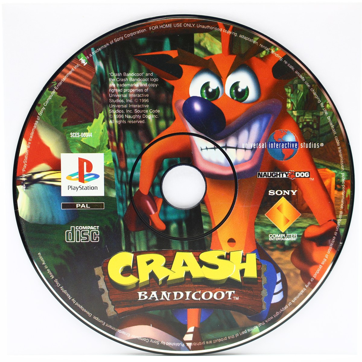Crash Bandicoot (PS1 - Løs spil) - WTS Retro - Køb her
