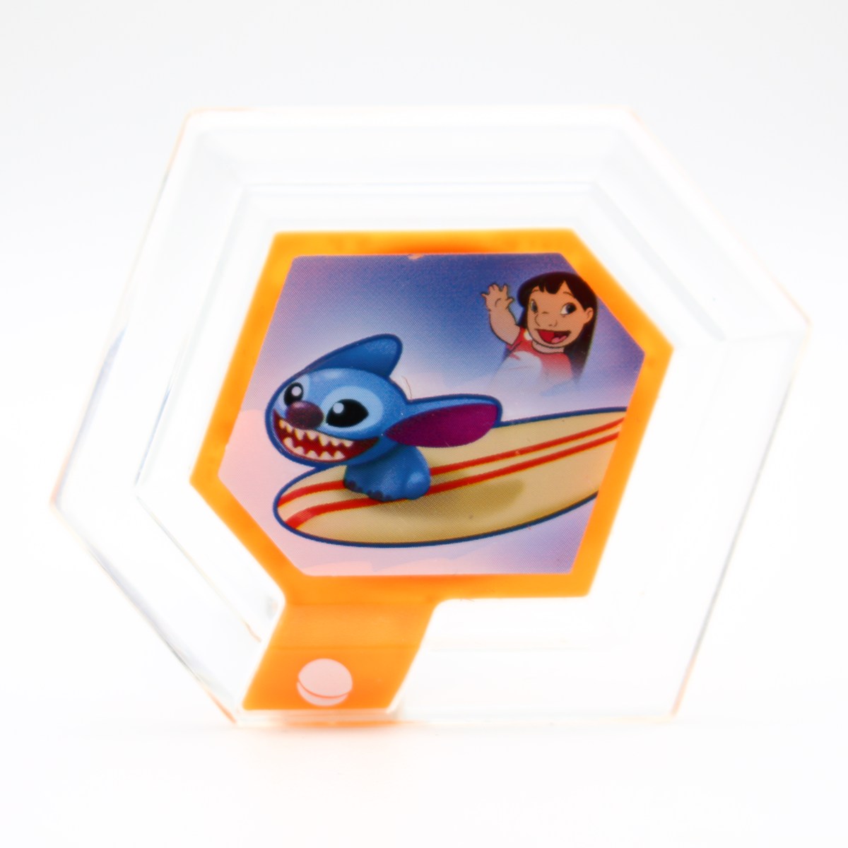 Disney Infinity 1.0 Power Disc - Hangin' Ten Stitch with Surfboard - WTS Retro