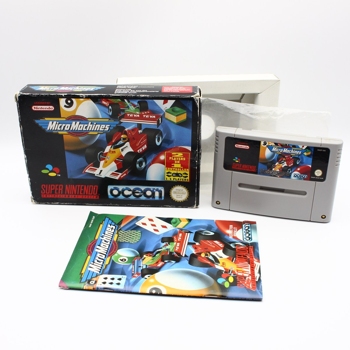 Micro Machines (SNES - Boxed) - WTS Retro - Køb spillet her