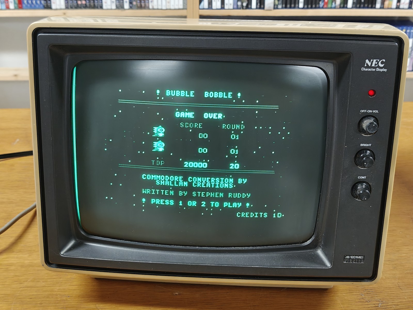 NEC JB-1201M 12" Monochrome Monitor - WTS Retro - Køb her