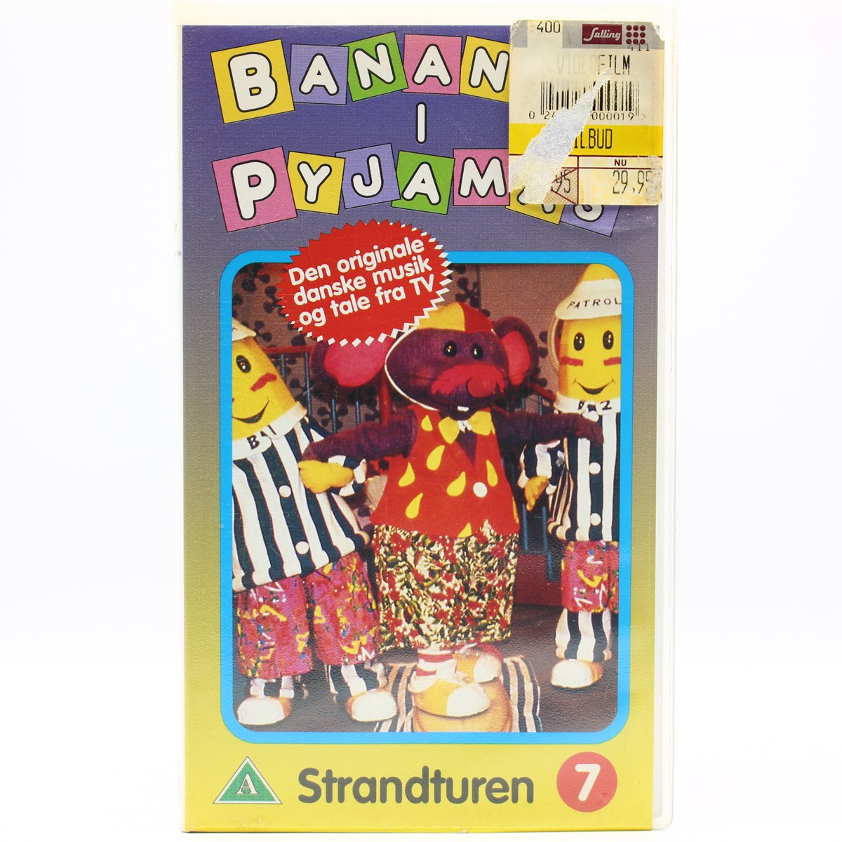 Bananer i Pyjamas 7 - Strandturen (VHS) - WTS Retro - Køb filmen her