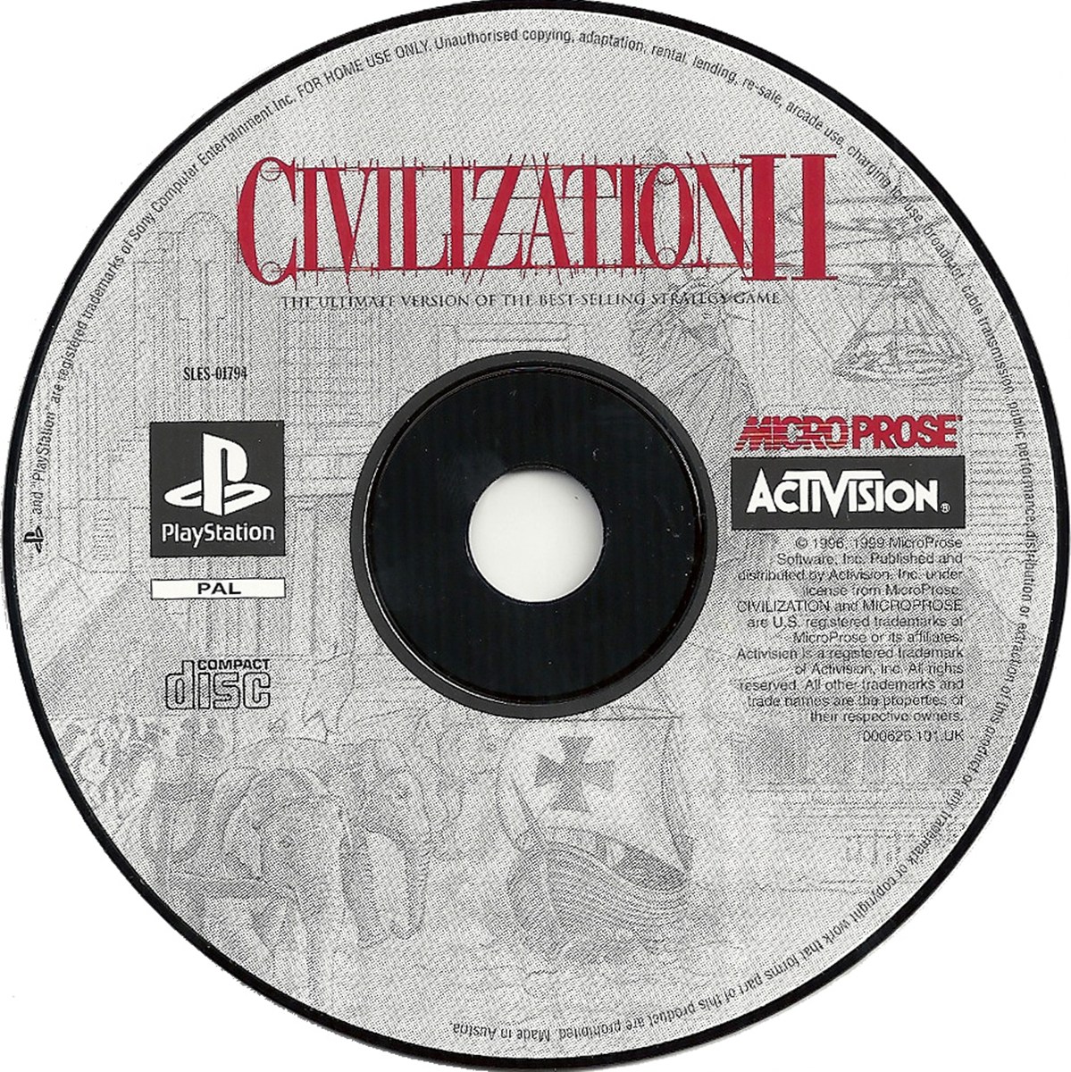 Civilization II (PS1 - Løs spil) - WTS Retro - Køb her