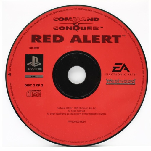 Command & Conquer: Red Alert - Disc 2 (PS1) - WTS Retro - Køb her