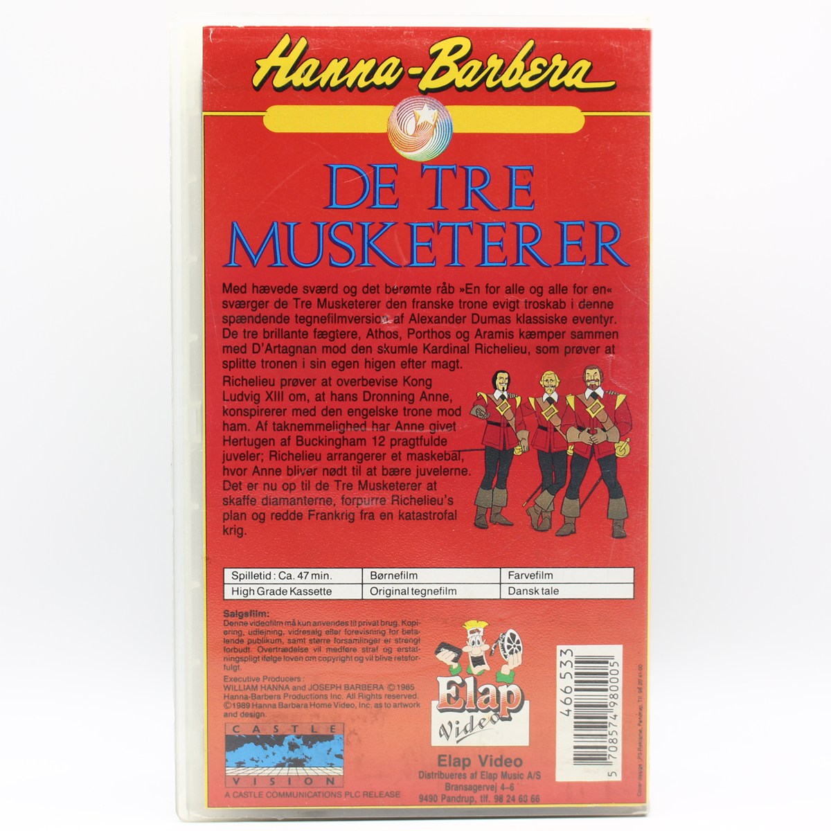 De tre musketerer (VHS) - WTS Retro - Køb filmen her