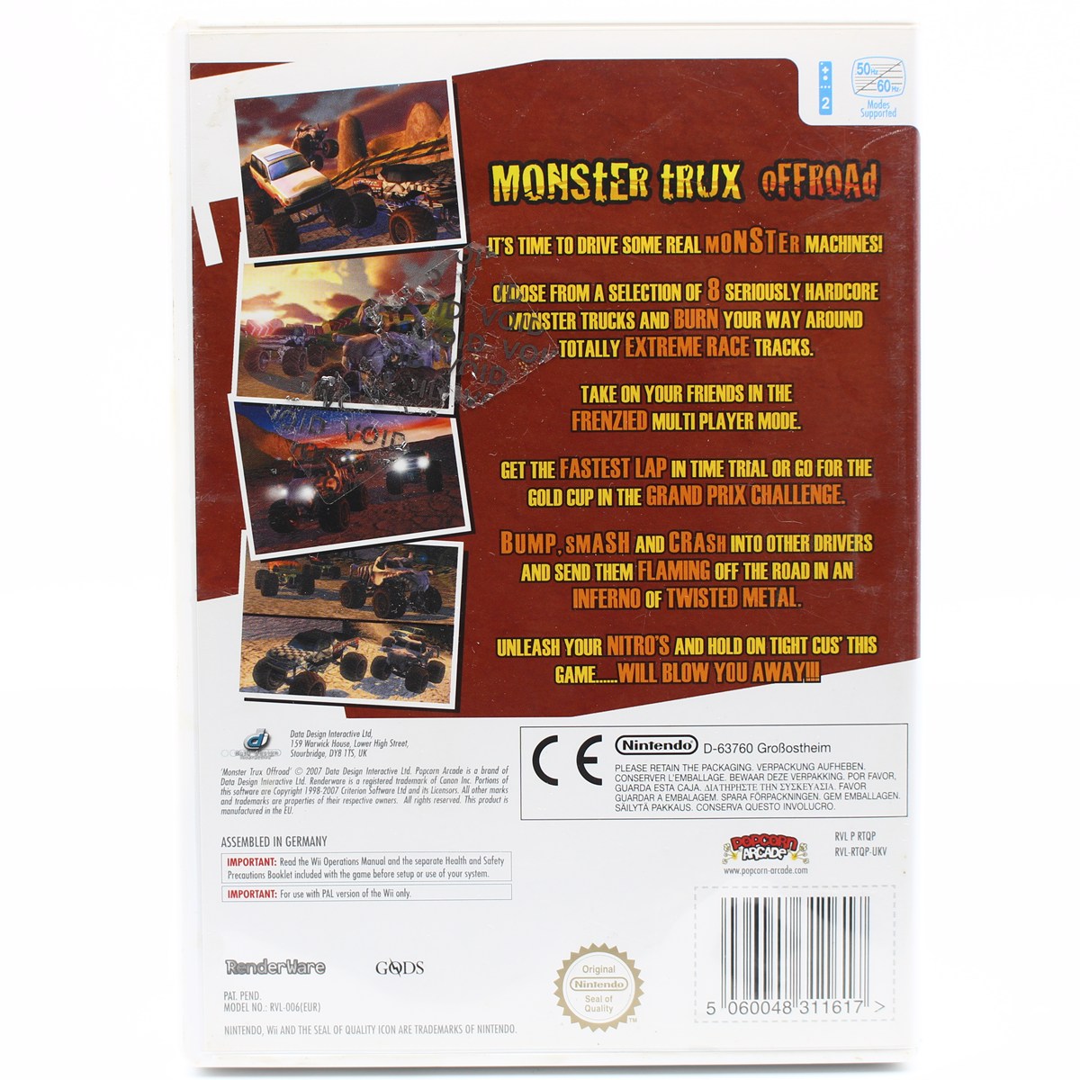 Monster Trux Offroad (Nintendo Wii) - WTS Retro - Køb her
