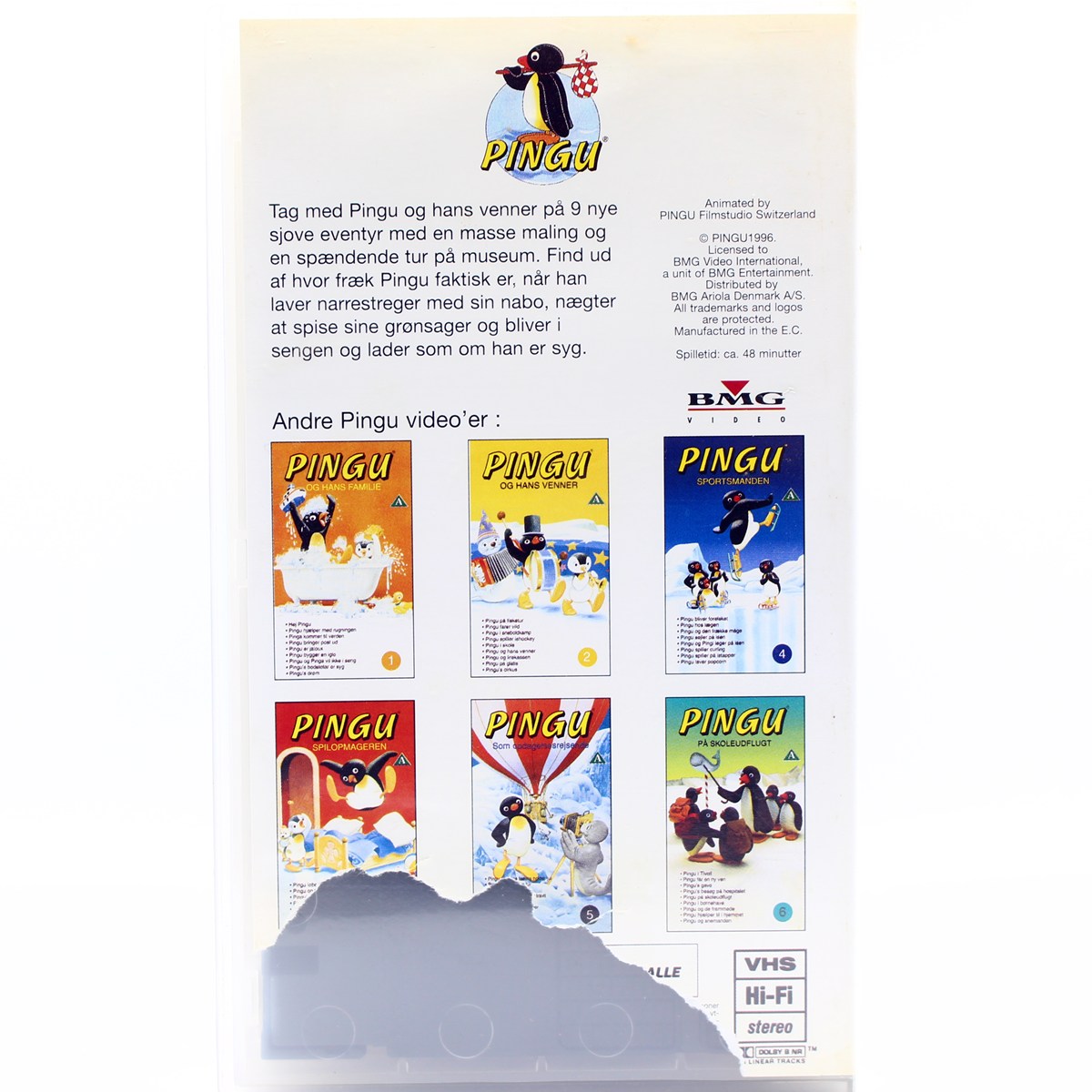 Pingu 7 - Som Maler (VHS) - WTS Retro - Køb filmen her