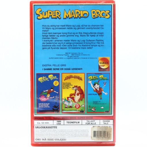 Super Mario Bros (VHS) - WTS Retro - Køb filmen her