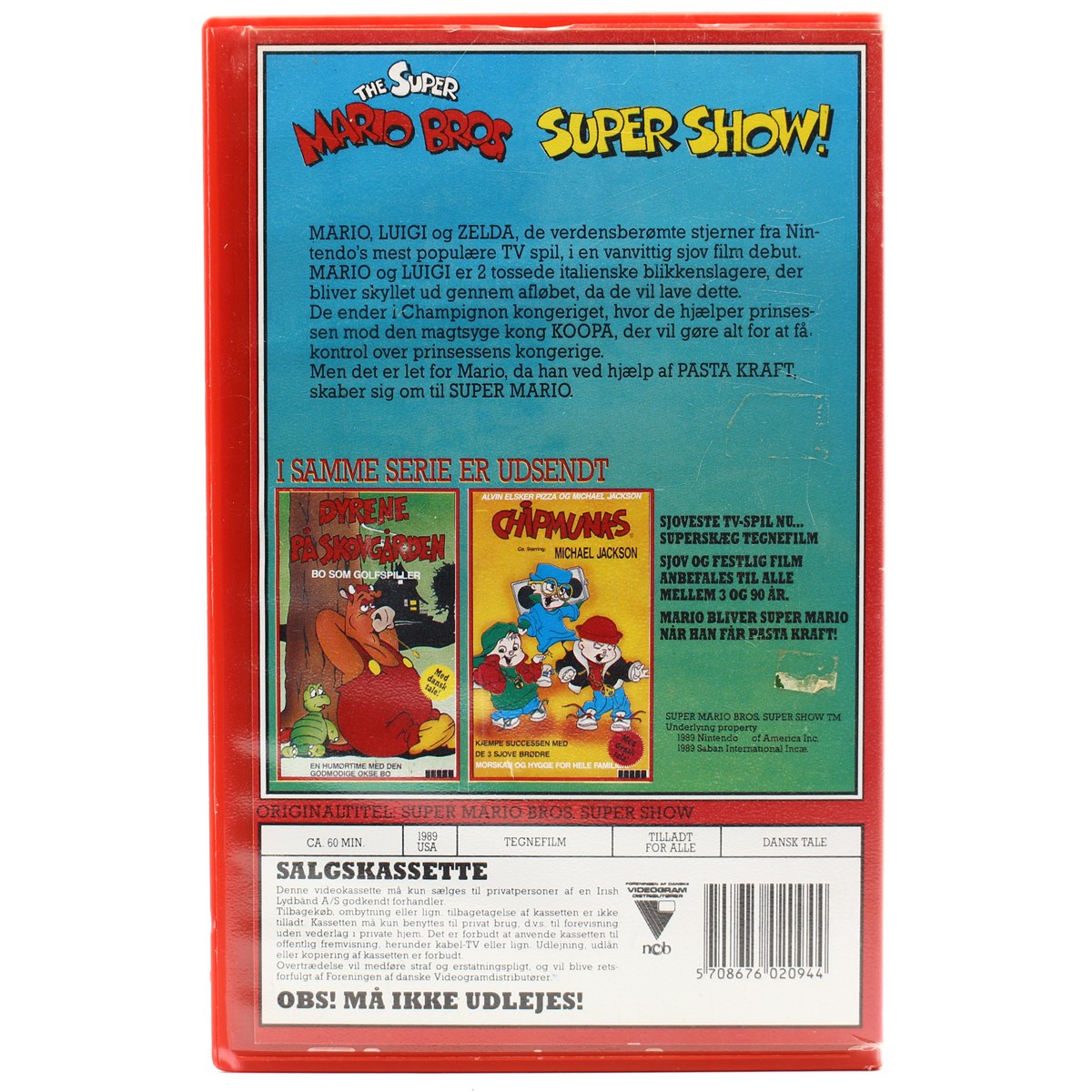 Super Mario Bros Super Show! (VHS - Big Box) - WTS Retro - Køb filmen her