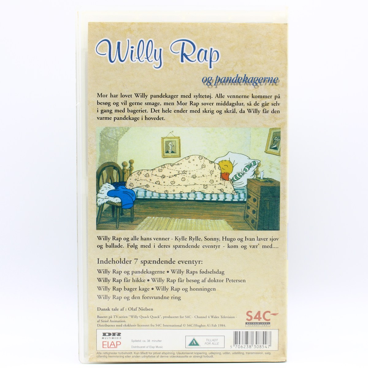 Willy Rap og pandekagerne (VHS) - WTS Retro - Køb filmen her