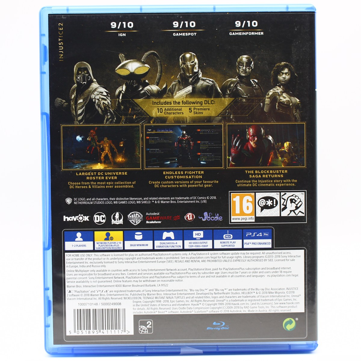 Injustice 2 - Legendary Edition (PS4) - WTS Retro - Køb spillet her
