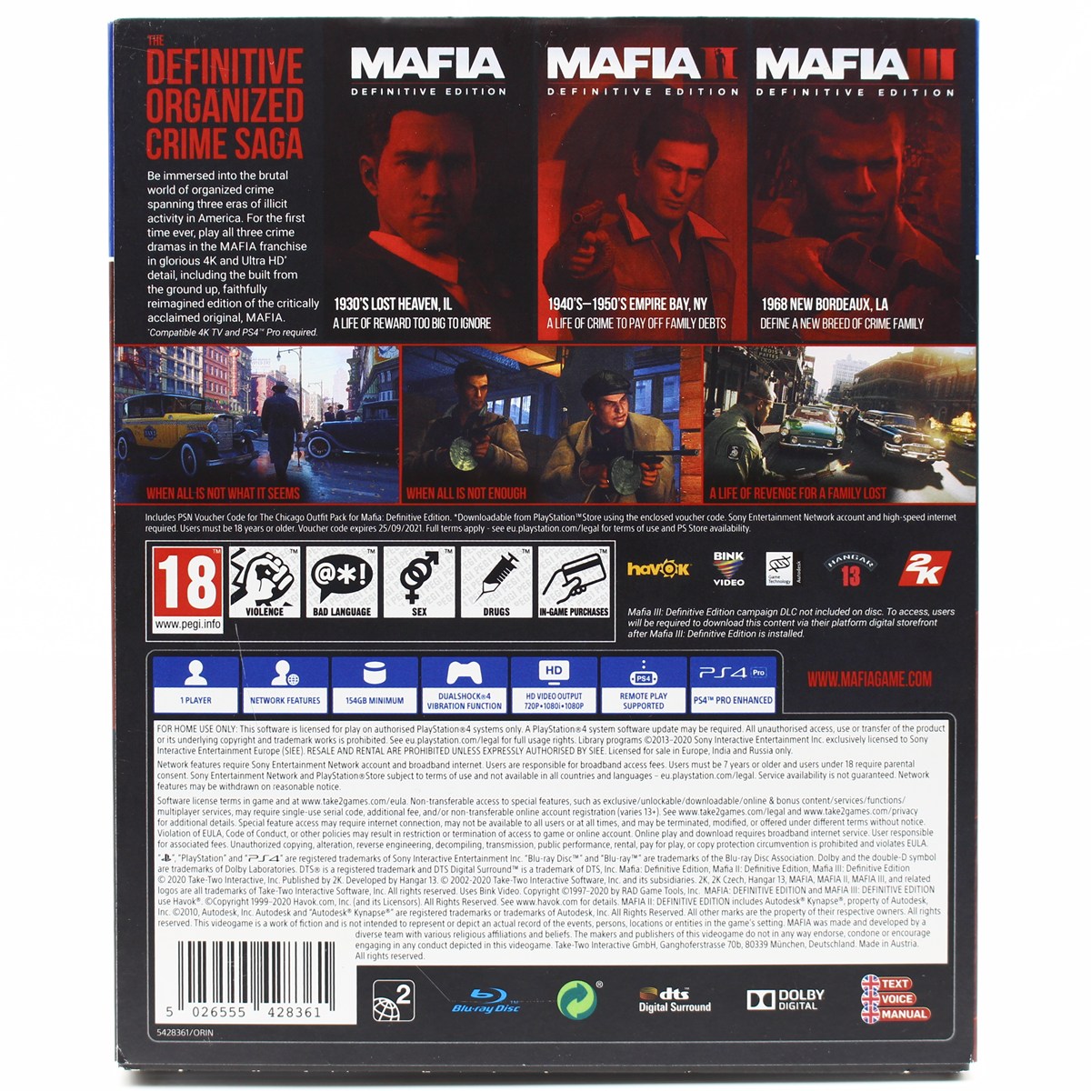 Mafia Trilogy (PS4) - WTS Retro - Køb spillet her
