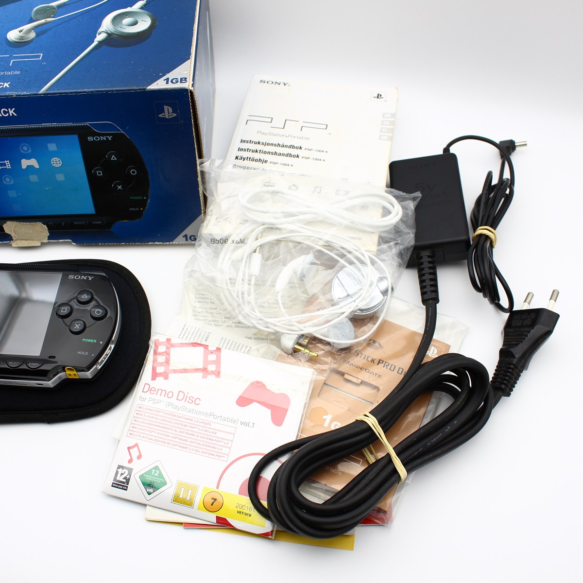 Sony PSP Gigapack (Sort, Boxed, PSP-1004) - WTS Retro - Køb her