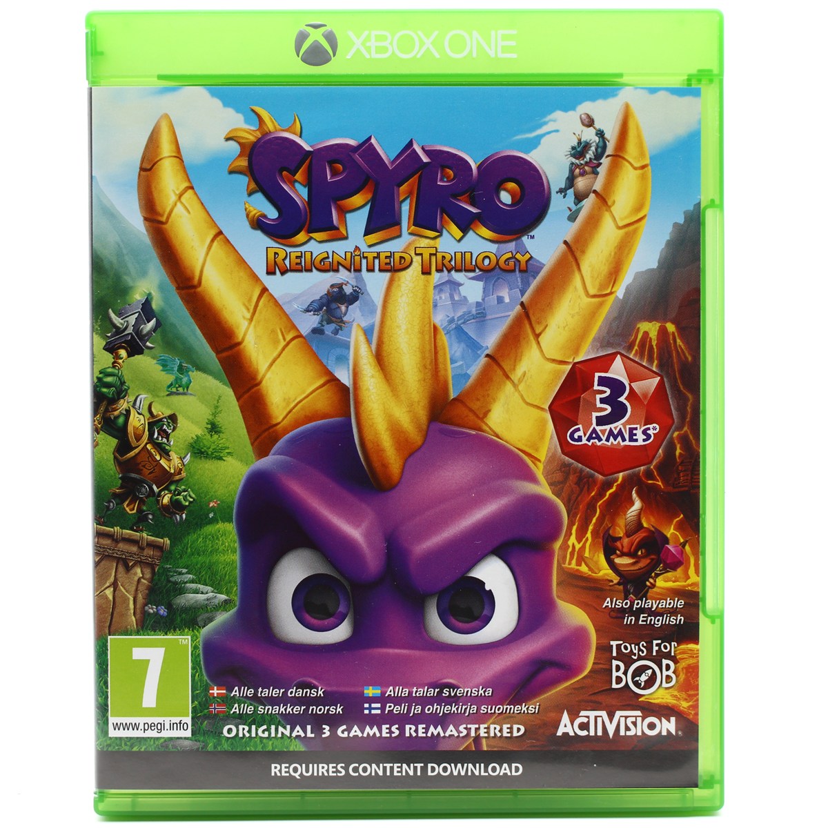 Spyro: Reignited Trilogy (Xbox One) - WTS Retro - Køb spillet her