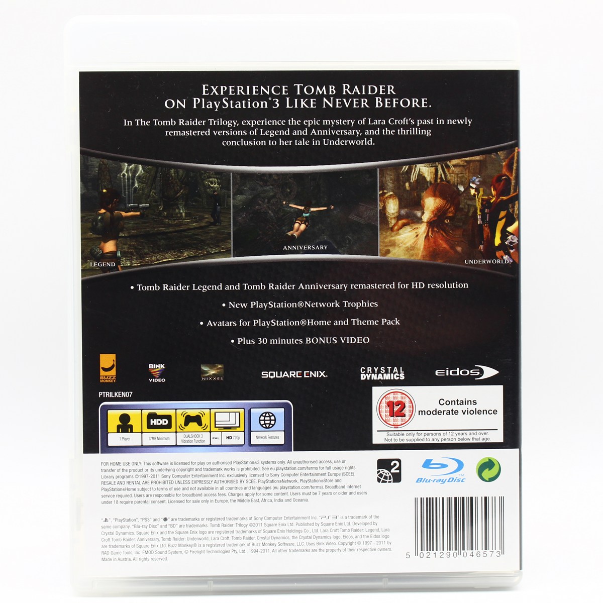 The Tomb Raider Trilogy (PS3) - WTS Retro - Køb spillet her